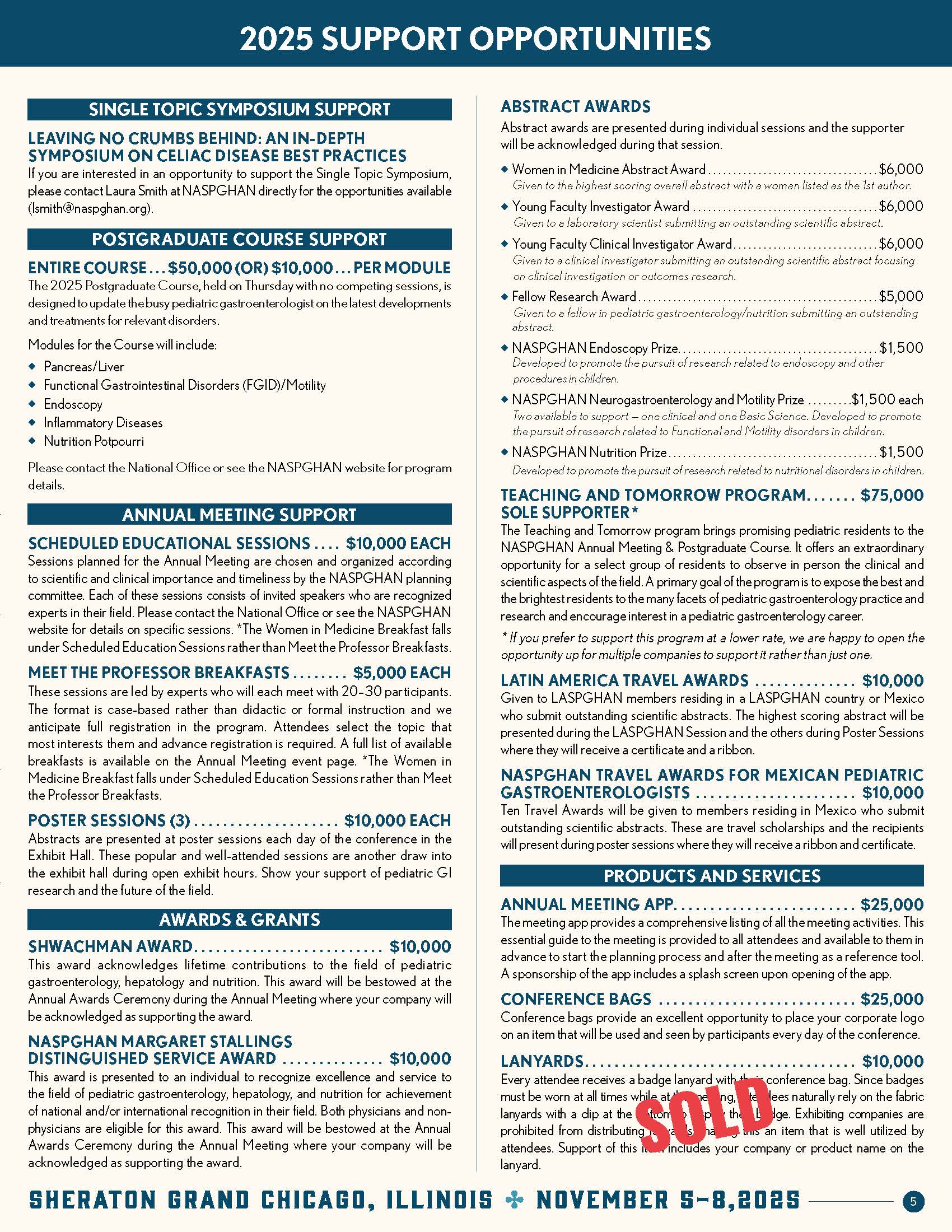 2025 Support and Marketing