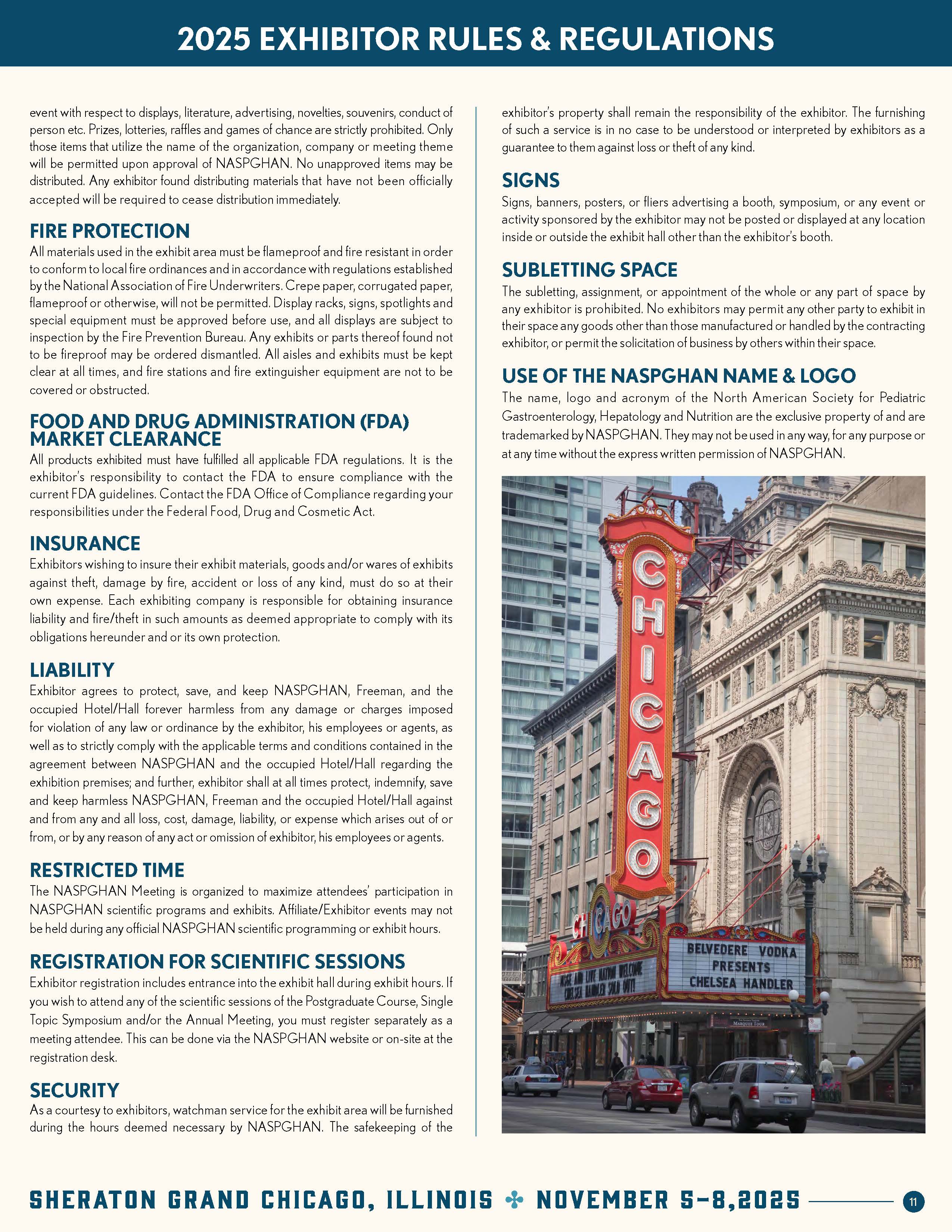 2025 Rules and Regulations